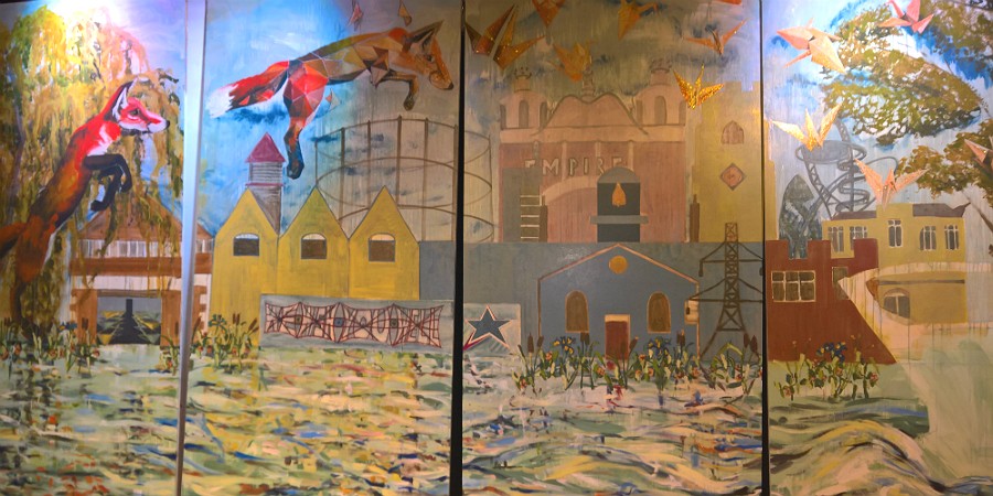 New Mural in collaboration with the Canal and River Trust – Core Arts